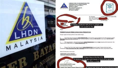Syndicate Issuing Fake Lhdn Letters To Scam Taxpayers Learn How To
