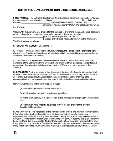 Get A Good Software Development Contract Template From Here