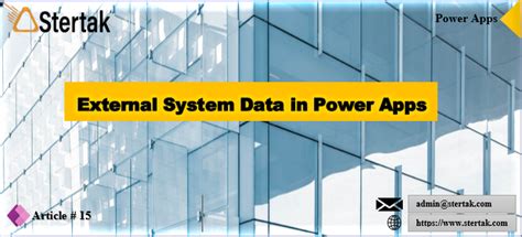 External System Data Source In Power Apps