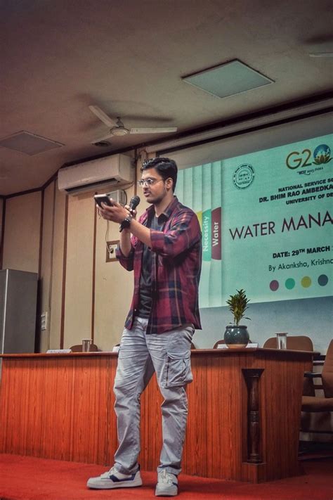 Krishna Bhatia On Linkedin Du Nss Sustainability Watermanagement Anchoring Orator Brac