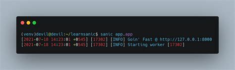 How To Sanic Python Asynchronous Web Framework