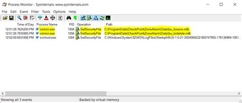 Zonealarm Truevector Internet Monitor Service Insecure Ntfs Permissions Vulnerability