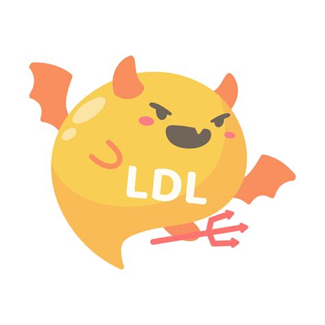 Caricature De Cholestérol Hdl Et Ldl Bonnes Graisses Et Mauvaises