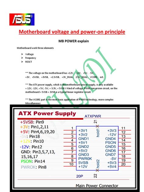Motherboard Power On Sequence Power Supply Digital Electronics