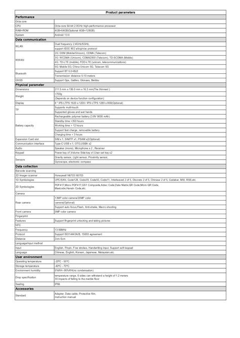 Buy Wholesale China Wholesale Rugged Tablet Android 130 Barcode Scanner Nfc Uhf Rfid Industrial