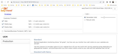 Dynatrace Sample Application For Demo And Lab Using Easytravel And Easytrade