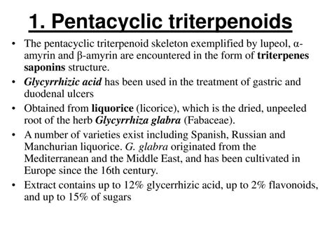Triterpenoid Structure