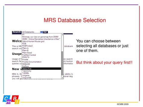 Ppt Bioinformatics Databases And Sequence Retrieval Powerpoint