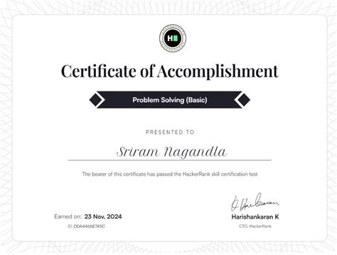 sriram nagandla on linkedin problemsolving programming hackerrank certification…