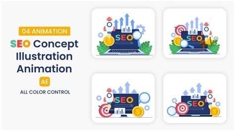Seo Concept Illustration Scene Elements Ft Algorithm And Authority Envato