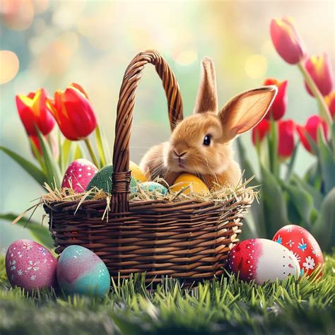 Easter Theme Background Midjourney Prompt