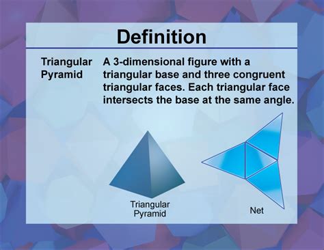 Video Definition 47 3d Geometry Triangular Pyramid Media4math