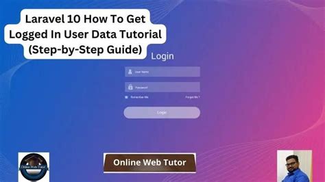 Laravel 10 How To Get Logged In User Data Tutorial Data Online Web Tutorial