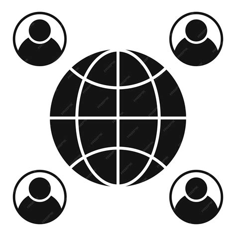 Premium Vector Outsource Global Freelancer Icon Simple Illustration Of Outsource Global