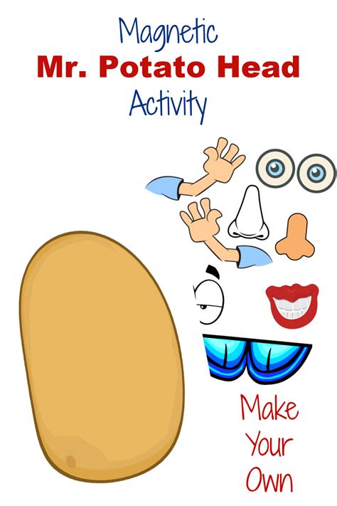 Magnetic Mr Potato Head Printable The Activity Mom