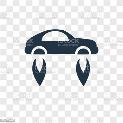 투명 한 배경 비행 차 투명성 로고 디자인에 고립 된 비행 차 벡터 아이콘 비행자동차에 대한 스톡 벡터 아트 및 기타 이미지 비행자동차 관광 교통 Istock