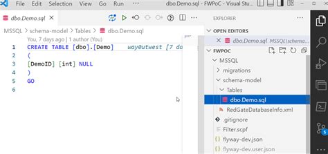 flyway desktop projects for my poc voice of the dba