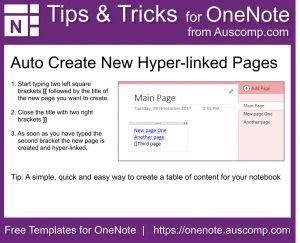OneNote Tips And Tricks