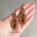 Micro Macrame Tutorial Macrame Earrings Pattern Macrame Etsy