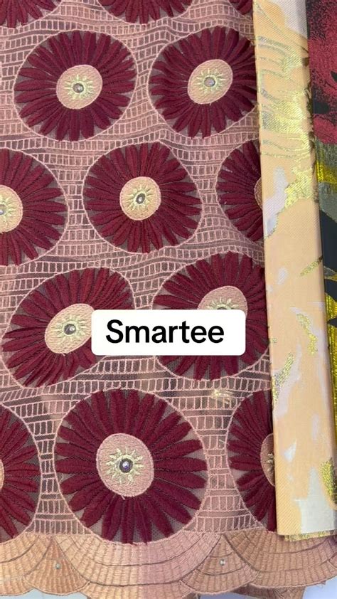 Smartee Fabrics Just Arriving Are Smartee High Qualty Swiss Laces Price N150 000 For