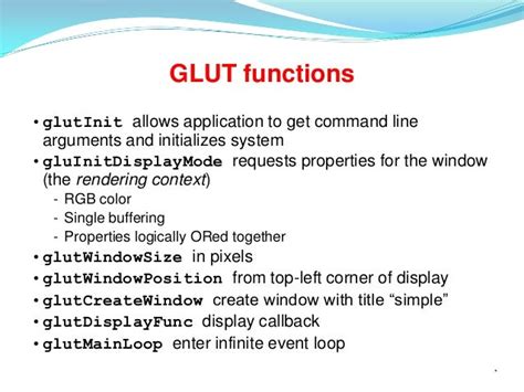 Open Gl Basics