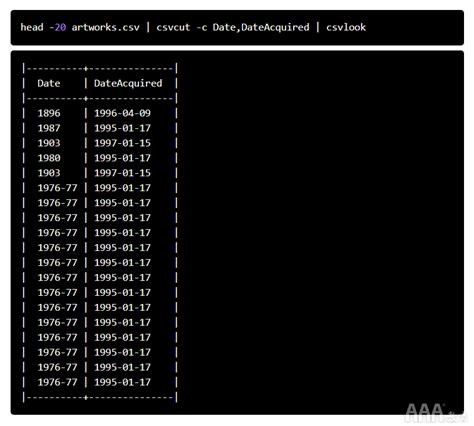 大数据分析如何使用命令行和csvkit清洁csv数据csvtkik Csdn博客