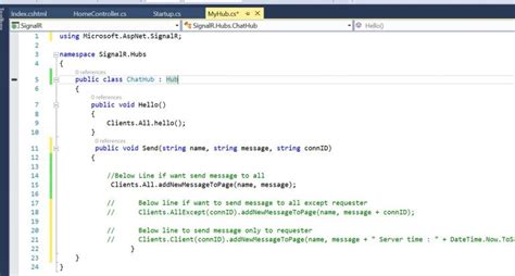 Signalr Real Time Web Communication Between Client And Server Easy C