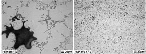 —optical Micrographs Showing A As Cast Microstructure And