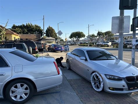 Car Detailer Claimed The Whole Sidewalk Cops Drive Right On By R