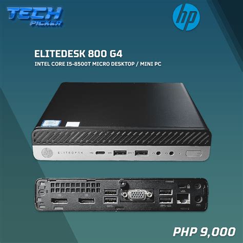 Hp Elitedesk G Micro Pc Desktop Mini Pc I T Shopee Philippines
