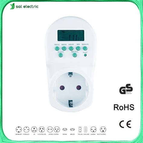 Max Current And AC V Hz Voltage Rating Digital Timer Switch A HG Sal