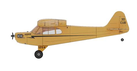 Piper J CUB By DLabPrint Download Free STL Model Printables Com