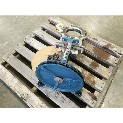 Used 6 Dezurik Kgc Knifegate Valve Manual Chainwheel For Sale