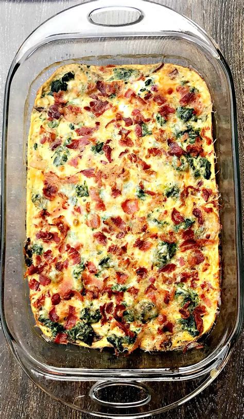 Spinach Egg And Cheese Casserole At Joyce Stovall Blog
