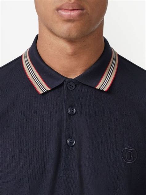 Burberry Playera Tipo Polo Con Logo Bordado Farfetch