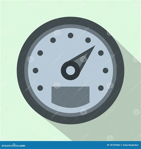 Speedometer Dial Icon Flat Style Stock Illustrations 570 Speedometer Dial Icon Flat Style