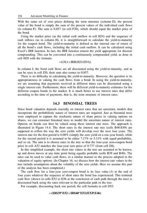 Advanced Modelling In Finance Using Excel And Vba 16 226 Advanced Modelling In Finance With