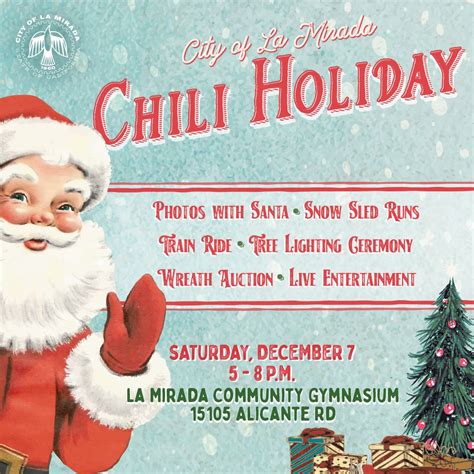 Chili Holiday Will Be Relocated To La City Of La Mirada
