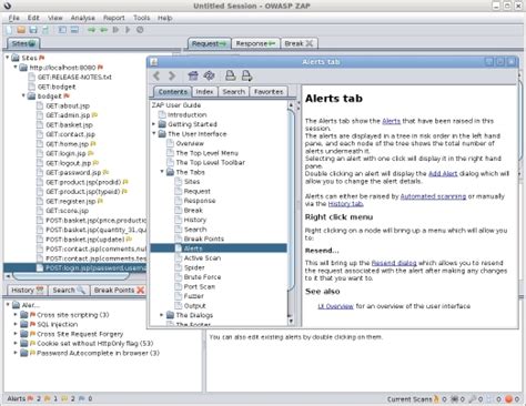 screenshots · zaproxy zaproxy wiki · github