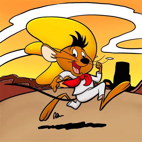 Speedy Gonzales Drawn By Chuckcarson Cartoon Diy Canvas Art Looney