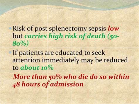 Ppt Post Splenectomy Infection Powerpoint Presentation Free Download Id 3068511