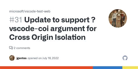 Update To Support Vscode Coi Argument For Cross Origin Isolation