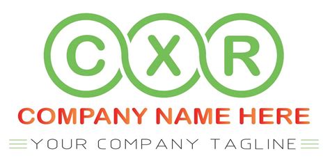 Premium Vector Cxr Letter Logo Design