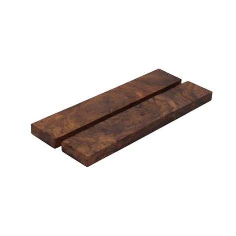 Paire De Plaquettes En Loupe De Bois De Fer Muzard Sarl