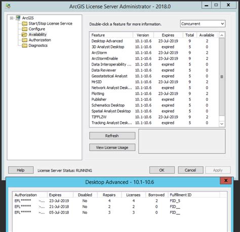 repairs status for arcgis licenses [on hold]no way to de authorise