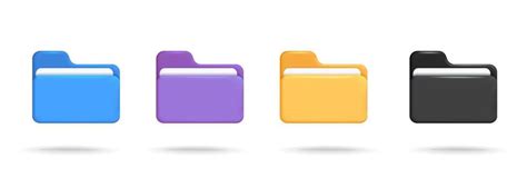 Vector Folder Icon Folder Icon File Icon Document Icon