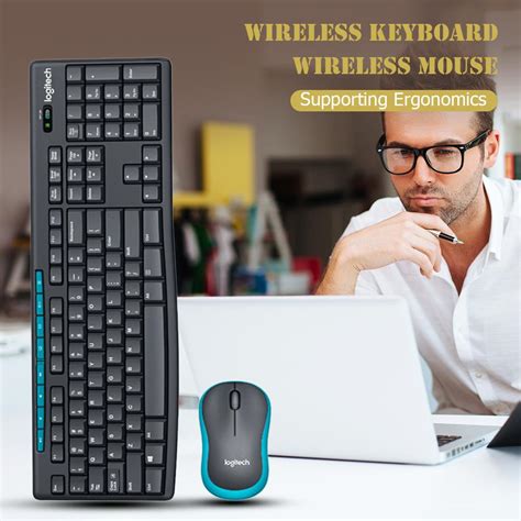 Logitech Mk275 Usb Wireless Keyboard 1000 Dpi Opti Vicedeal