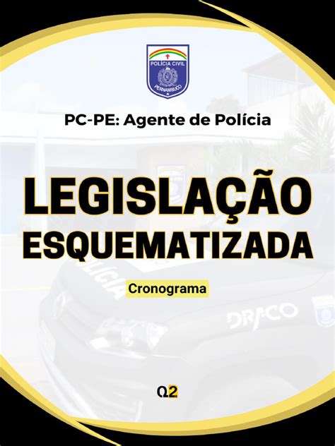 Cronograma Pc Pe Cronograma Pdf Direito Penal Constituição