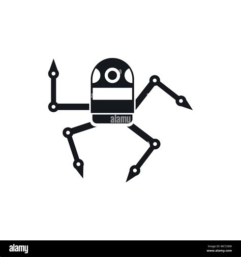 Spider Robot Icon Simple Style Stock Vector Image And Art Alamy
