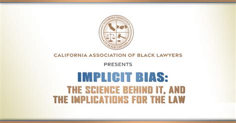 Implicit Bias The Science Behind It And The Implications For The Law